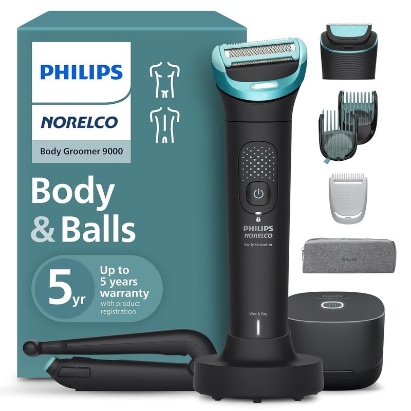 美版Philips飞利浦9000系列男士全身体毛修剪器私处剃毛刀