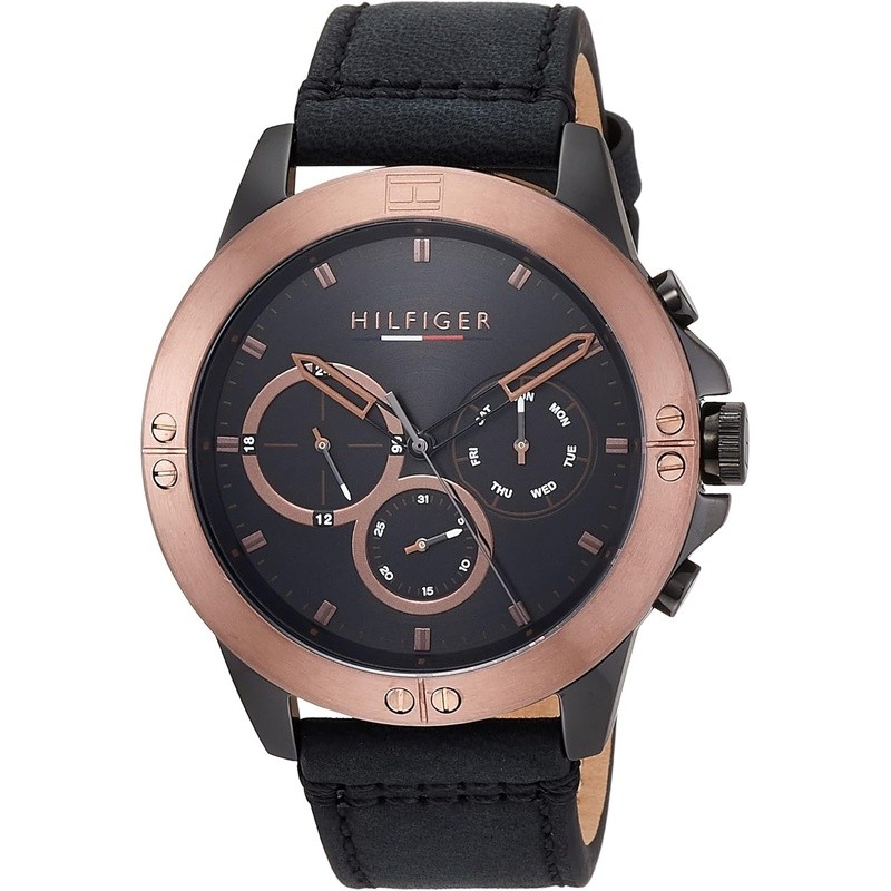 日版Tommy Hilfiger/汤米希尔费格男士休闲Harley石英手表46mm