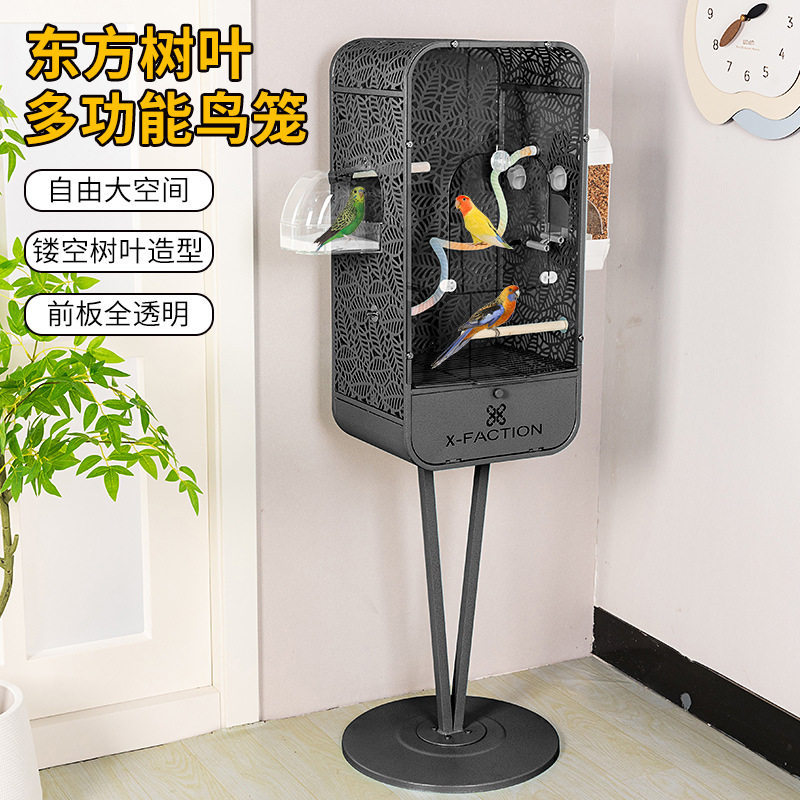 景观鸟笼虎皮牡丹玄凤文鸟绣眼小太阳和尚鹦鹉笼子家用大号别墅
