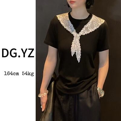 【樱子家】新款圆领立体印花短袖T恤上衣3497F