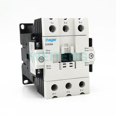 hager海格 EW064 EW063 低压交流接触器100A三相30KW常开常闭触点