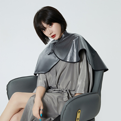 家用加厚美发披肩理发垫肩染发洗发烫发焗油工具发廊剪发防水围布