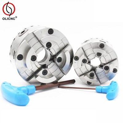 OLICNC 木工卡盘木式卡盘4寸8-60mm 木工机械配件