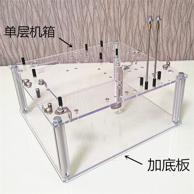 MINI迷你matx组装台式机电脑全侧透明atx小主机箱diy办公外壳itx