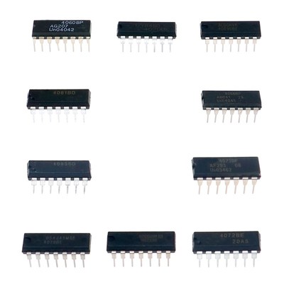 10种IC集成电路逻辑芯片4060 4069 4071 40H73 4078 4081 4093盒