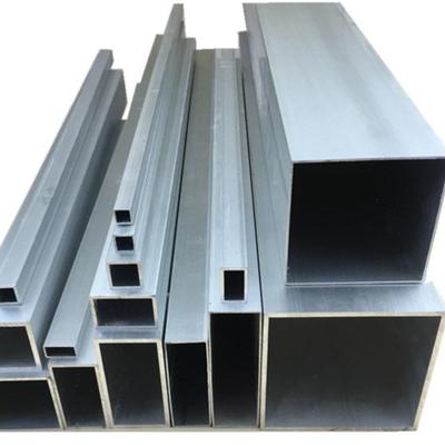 铝合金方管型材10x10至50x20空心铝扁管 矩形铝管 方形吕型材零切