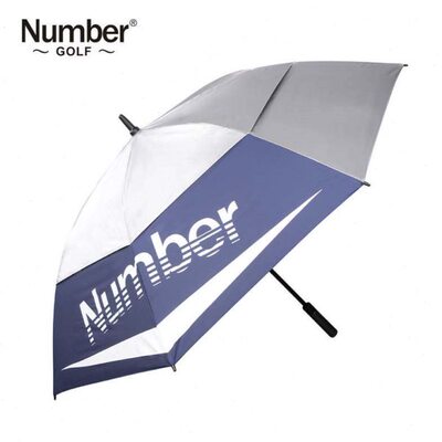 Number高尔夫自动球伞直柄晴雨两用结实抗风耐用双层雨伞商务伞