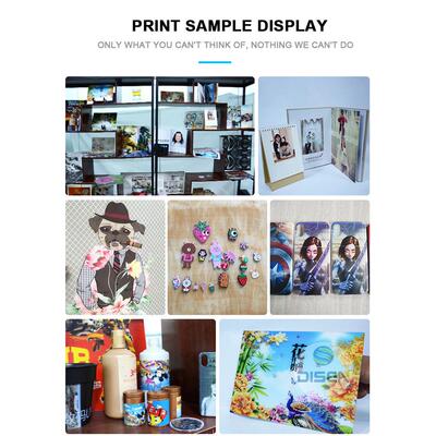 PVC亚克力玻璃水晶标贴平板打印机UV机 6090 UV Flatbed printer