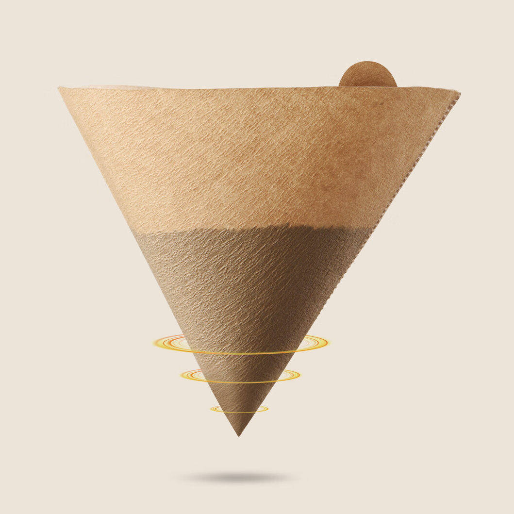 手冲咖啡滤纸V60滴漏式V型过滤纸号原木浆Coffee Filters Paper