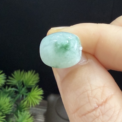 天然缅甸翡翠路路通转运珠吊坠挂件冰糯种飘花老坑a货1189带证书