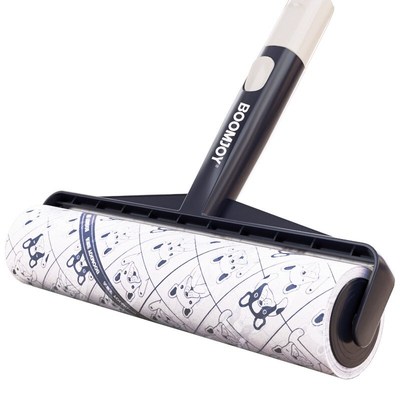 宝家洁滚筒粘毛器长杆家用除尘吸尘m撕式替换粘尘纸宠物粘毛滚