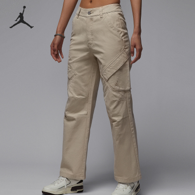 Nike/耐克官方正品JORDAN女士工装直筒运动口袋长裤FV7099-206