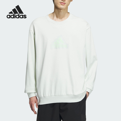 Adidas/阿迪达斯官方正品春季新款男士简约休闲圆领卫衣IT3991