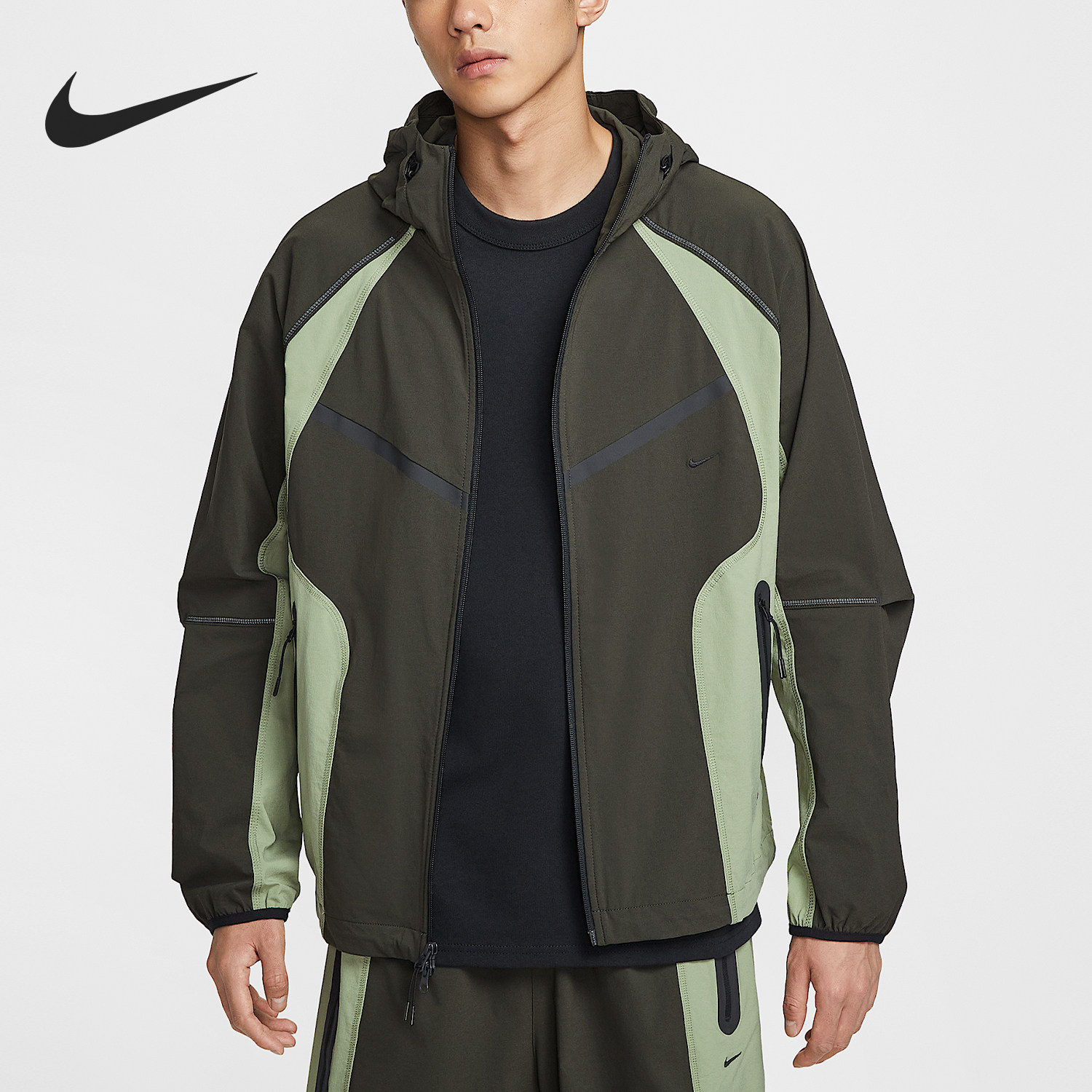 Nike/耐克官方正品当季款男士运动连帽梭织外套IH8462-355