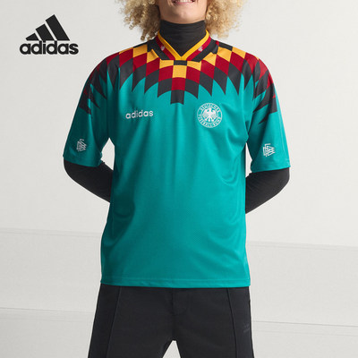 Adidas/阿迪达斯官方正品新款男士复古足球休闲文化短袖JZ6941