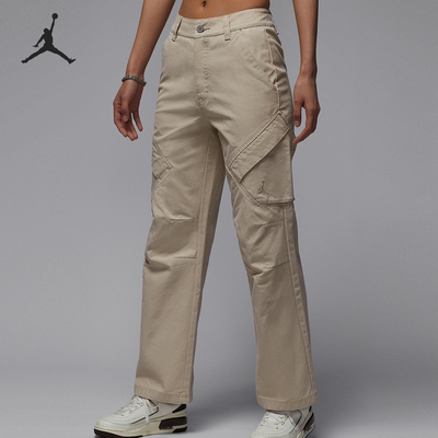 Nike/耐克官方正品JORDAN女士工装直筒运动口袋长裤FV7099-206