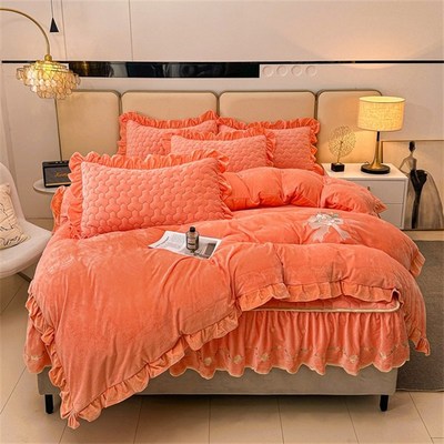 (总)恒爱家纺 2024新款宝宝绒霞姿月韵四件套