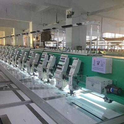 百田15头电脑高速高精刺绣机缠绕发热丝刺绣机全自动大型绣花机