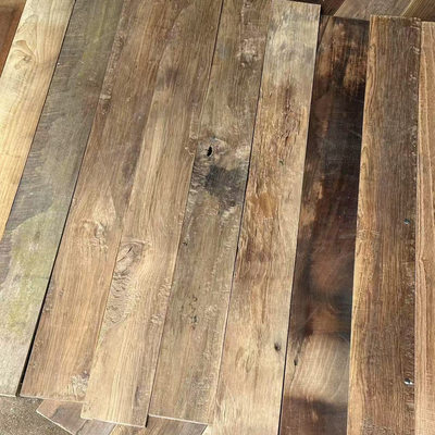 老株木实木地板风化纹理老木板株木民宿复古装饰护墙板吊顶背景墙