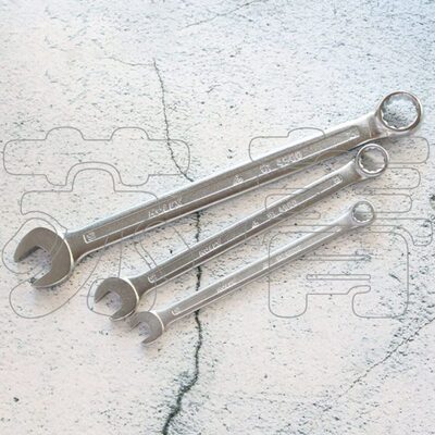 德国霍夫曼HOLEX梅开两用扳手 带有椭圆形手柄 加长型 镀铬6-32mm