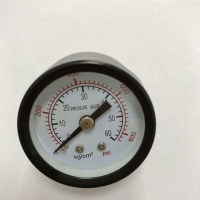 轴向压力表 直径40mm 压力60kg 800psi 1mpa=10kg=145psi ZG1/8