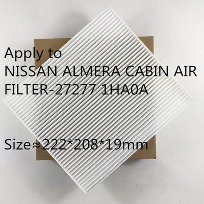 【整件100个】Apply to  NISSAN ALMERA CABIN AIR FILTER-27277