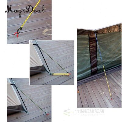 6 Pieces Elastic Bungee Cord Rope Luggage Packing Strap with