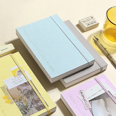 韩国wannathis快乐瞬间万年历日记本6个月办公记事本手帐计划本子