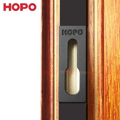 HOPO好博推拉门锁扣搭扣卡扣断桥铝合金门厨房阳台门移门锁座锁点