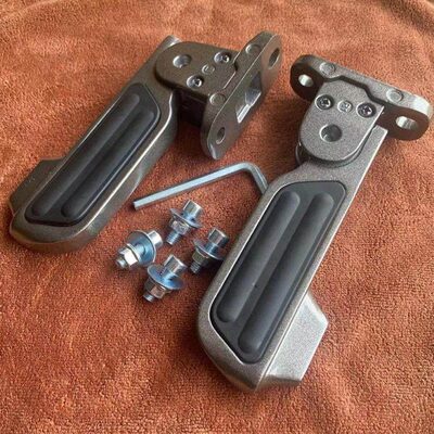 适用九电9号电动车改装N70C/N80C/N90C脚踏板脚蹬后座踩放脚搁脚