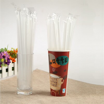 16/19/21/25cm一次性吸管珍珠奶茶吸管果汁饮料加长粗吸管1000支