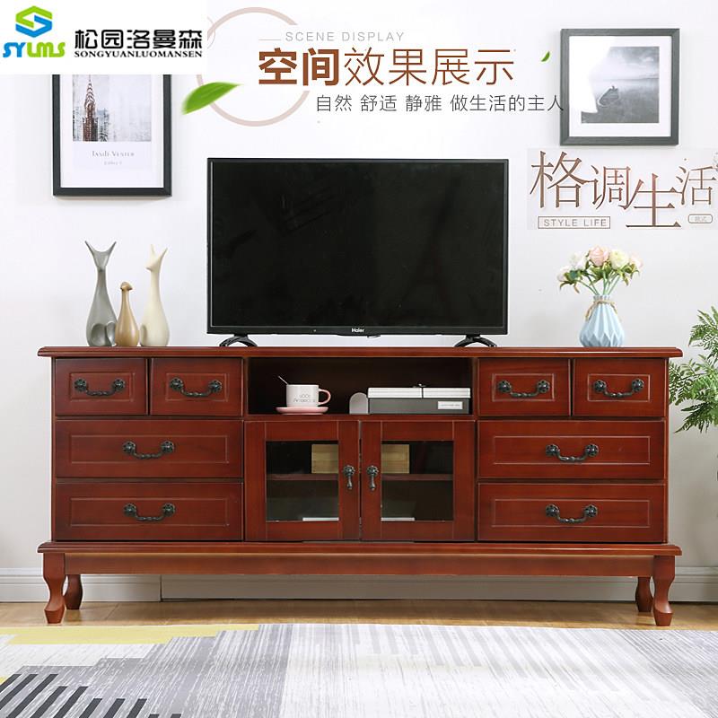 视柜实木客 008简约欧式抽厅屉柜收纳柜卧室电视电柜户型家小俱包