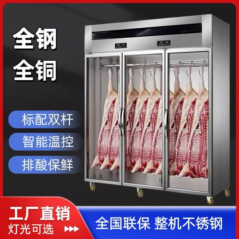 立式挂肉柜商用牛羊肉保鲜吊v肉柜冷冻柜熟成柜单双三门排酸展示