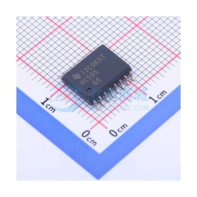 移位寄存器 SN74HC595DWR SOIC-16-300mil 原装正品