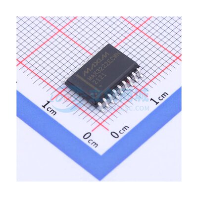 RS232芯片 MAX3222ECWN+T SOIC-18-300mil 收发器