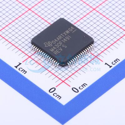 单片机芯片 MSP430F1491IPM LQFP-64(10x10) 8MHz 60KB