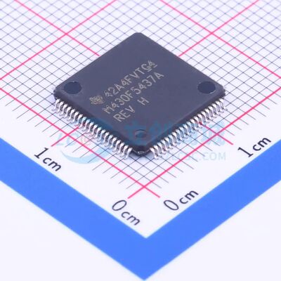 单片机芯片 MSP430F5437AIPN LQFP-80(12x12) 25MHz 256KB