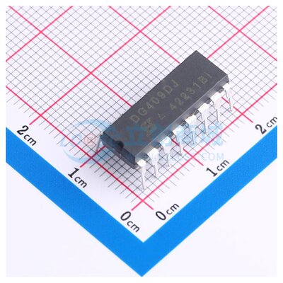 模拟开关/多路复用器 DG409DJ-E3 PDIP-16 原装正品