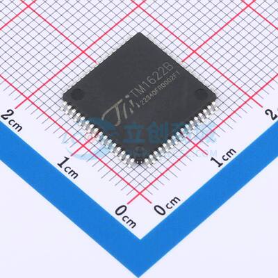 LCD驱动 TM1622B-LQFP64(14*14) LQFP-64(14x14) 原装正品 电子元