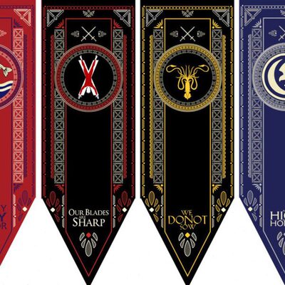 Game Of Thrones权力的游戏旗48x150cm涤纶装饰挂布酒吧KTV装饰旗