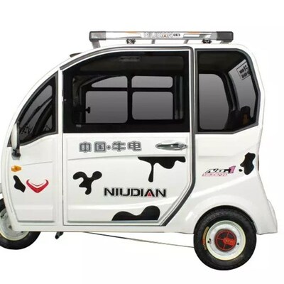 牛电N200/510封闭篷三轮电动车前挡风门窗户前三角W后挡风钢化玻