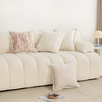 法式奶油风粉色抱枕n沙发客厅靠枕套高级感靠背垫靠垫抱枕套不含