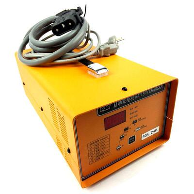施能CZC7堆高机智能充电器24V40A全电动堆高车搬运车自动充电机