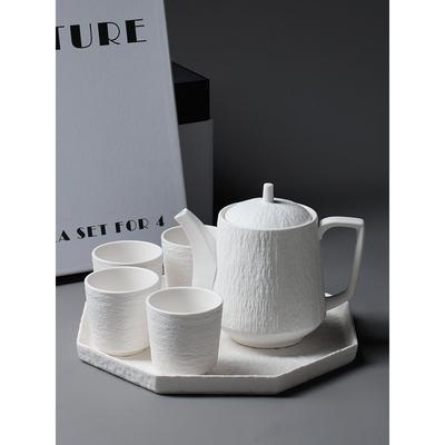 米立风物中式轻奢陶瓷水壶茶杯套装泡茶壶乔迁新居礼物茶具礼盒装