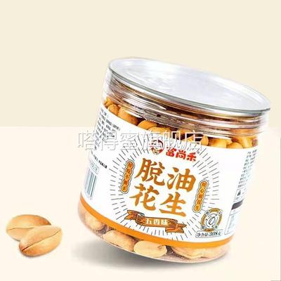 富尚禾脱油花生零食香辣味五香味罐装湖南长沙发货酥脆去皮花生米