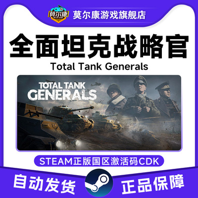 steam 全面坦克战略官 Total Tank Generals 国区激活码CDKey