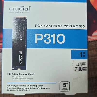 {议价}英睿达 美光 p310 1tb m2 ssd