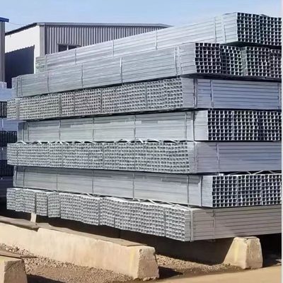 钢材404*长方形管640镀锌六米轻方管方钢6铁管x料搭棚悬浮国标米