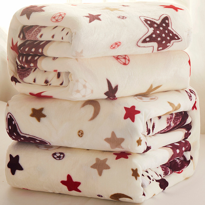 新款加绒保暖床单法兰绒毛毯秋冬速暖毯子被单学生宿舍单双人盖毯