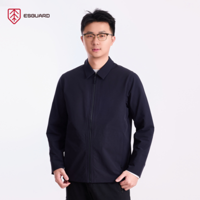 春秋男士翻领商务夹克6080